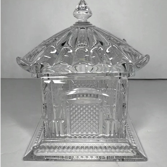 Pagoda | Kitchen | Rare Vintage Crystal Pagoda Candy Jar Dish Shannon ...